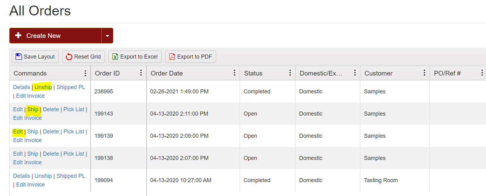 Edit Order – Whiskey Systems