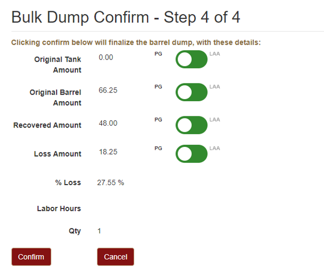 Creating a Barrel Dump – Whiskey Systems