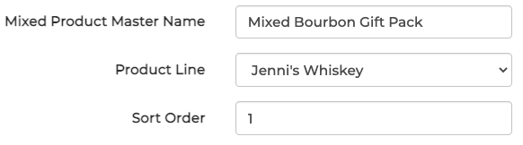 Mixed Product Master Setup – Whiskey Systems
